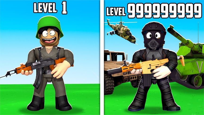 ROBLOX战争模拟器:在一战战场前线!德国电锯机枪?