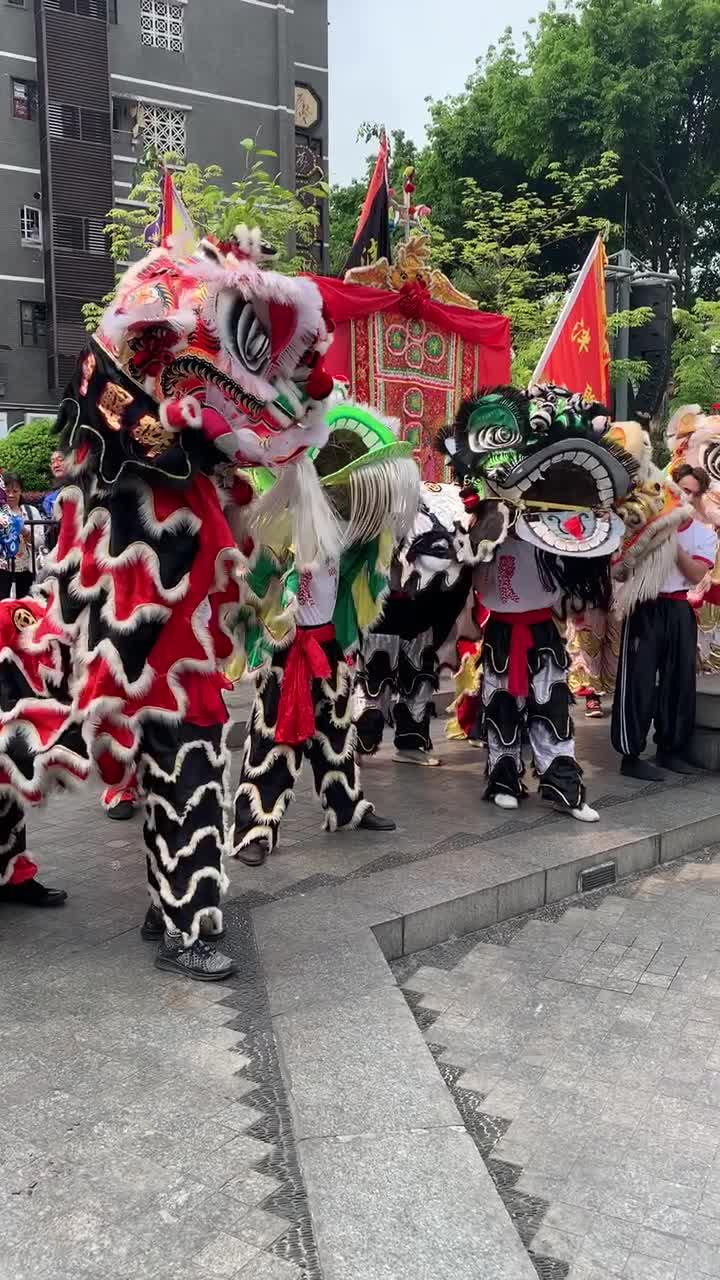 广东醒狮被认为是驱邪避害的吉祥瑞物,每逢节庆,或有重大活动,必有...