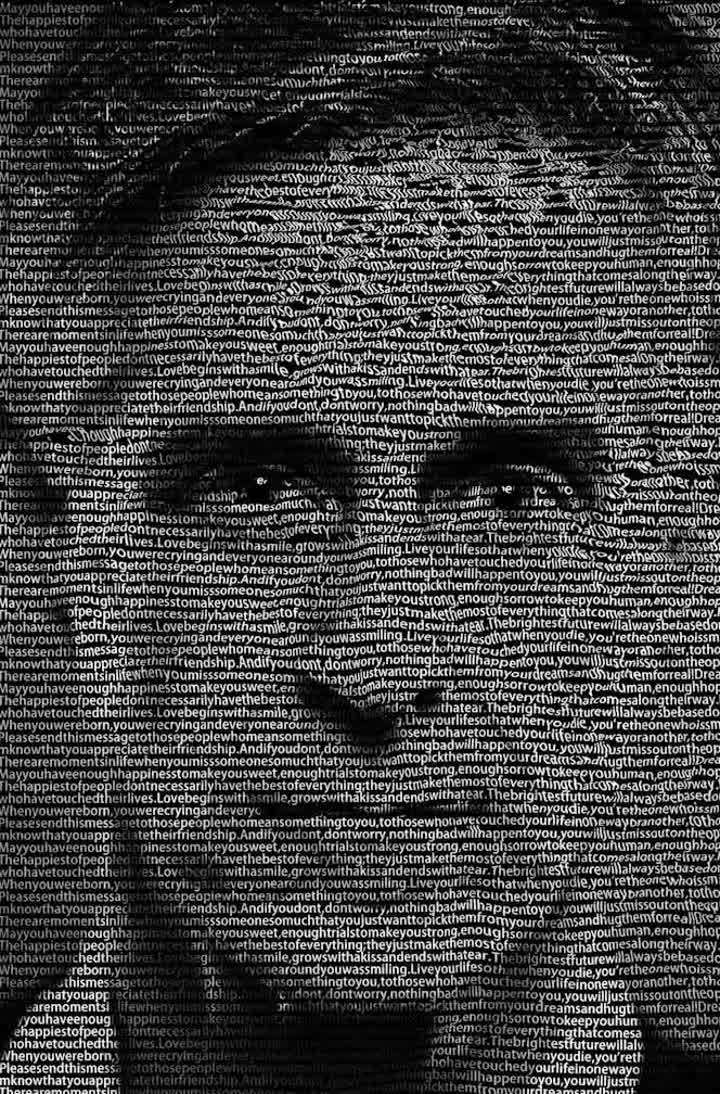 文字海报经典的文字头像,你学费了吗?#p图 #图片处理 #ps学习