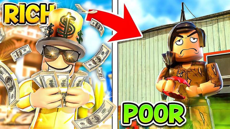 Roblox氪金战争模拟器:变身灾难大富翁!召唤超级海啸!小格解说