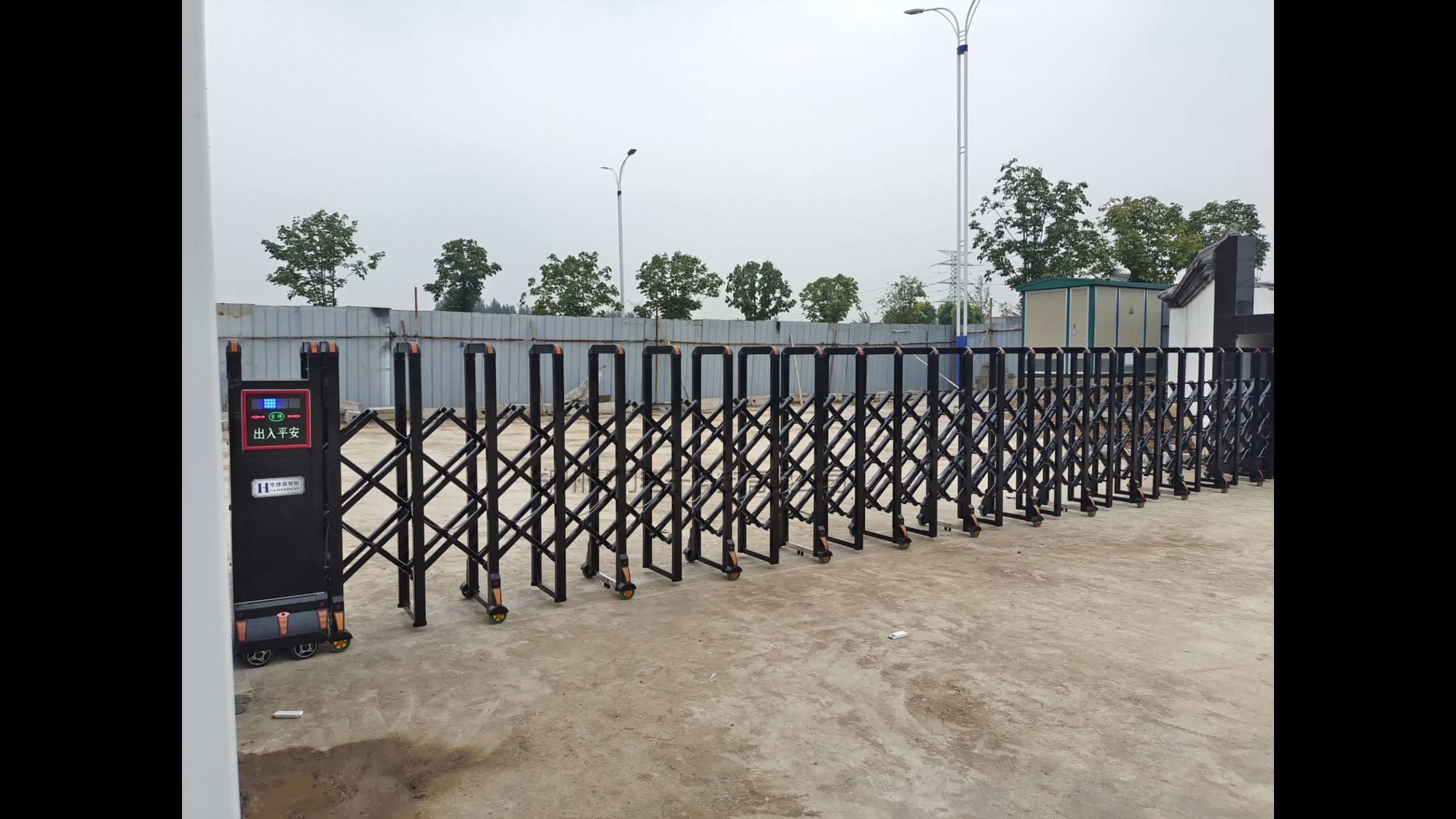 厂区自动伸缩门#自动伸缩门#电动伸缩门