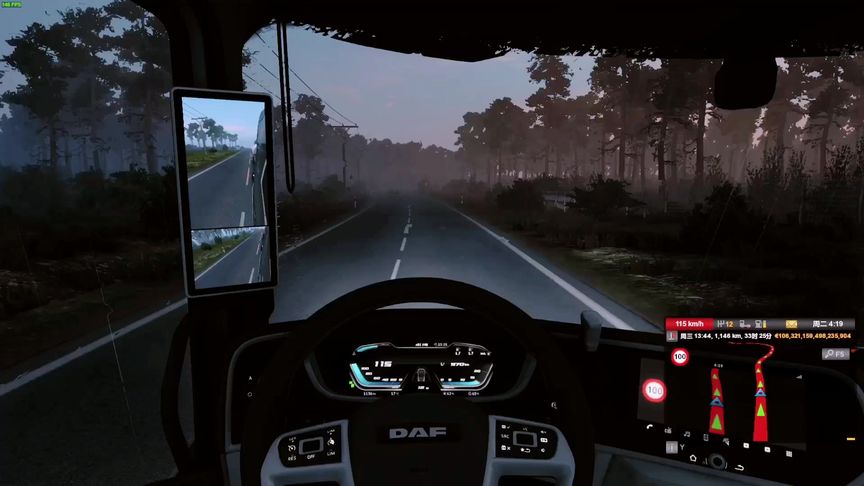 欧卡的画质竟然能让人心情愉悦?#欧洲卡车模拟2 #游戏风景