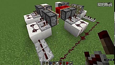 【控制杆】我的世界创意课堂教你制作一个二乘二物品展示框隐藏门