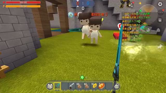 迷你世界:士兵大战丧尸,欣然拿出小手枪打架,没想到赢得这么快