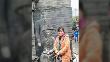 成都漫游 2018.1.24-25,一行八人前往成都,游宽窄巷子,天府广场,春熙路...