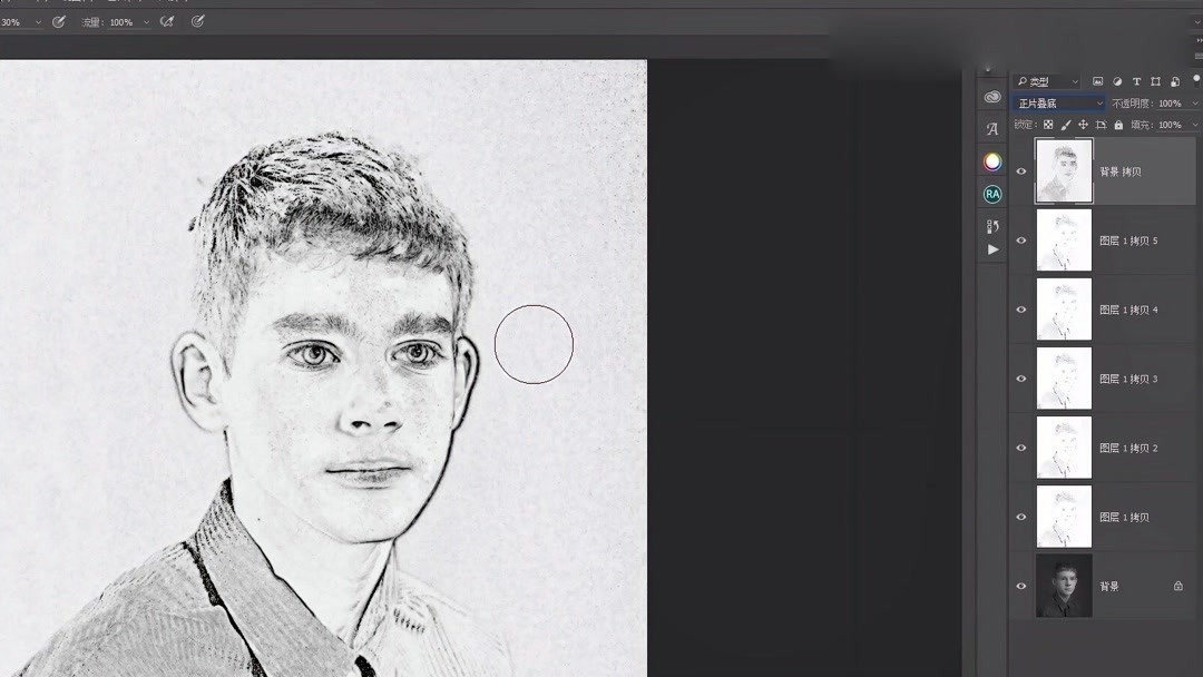 【本叔PS调色教程】本叔带你玩转“逼真铅笔画效果”