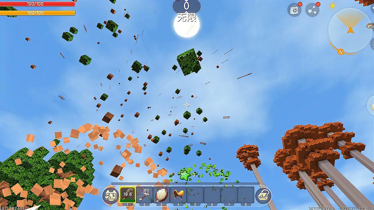 迷你世界:迷你的冷知识,轻松学会一秒砍树和快速耕地!