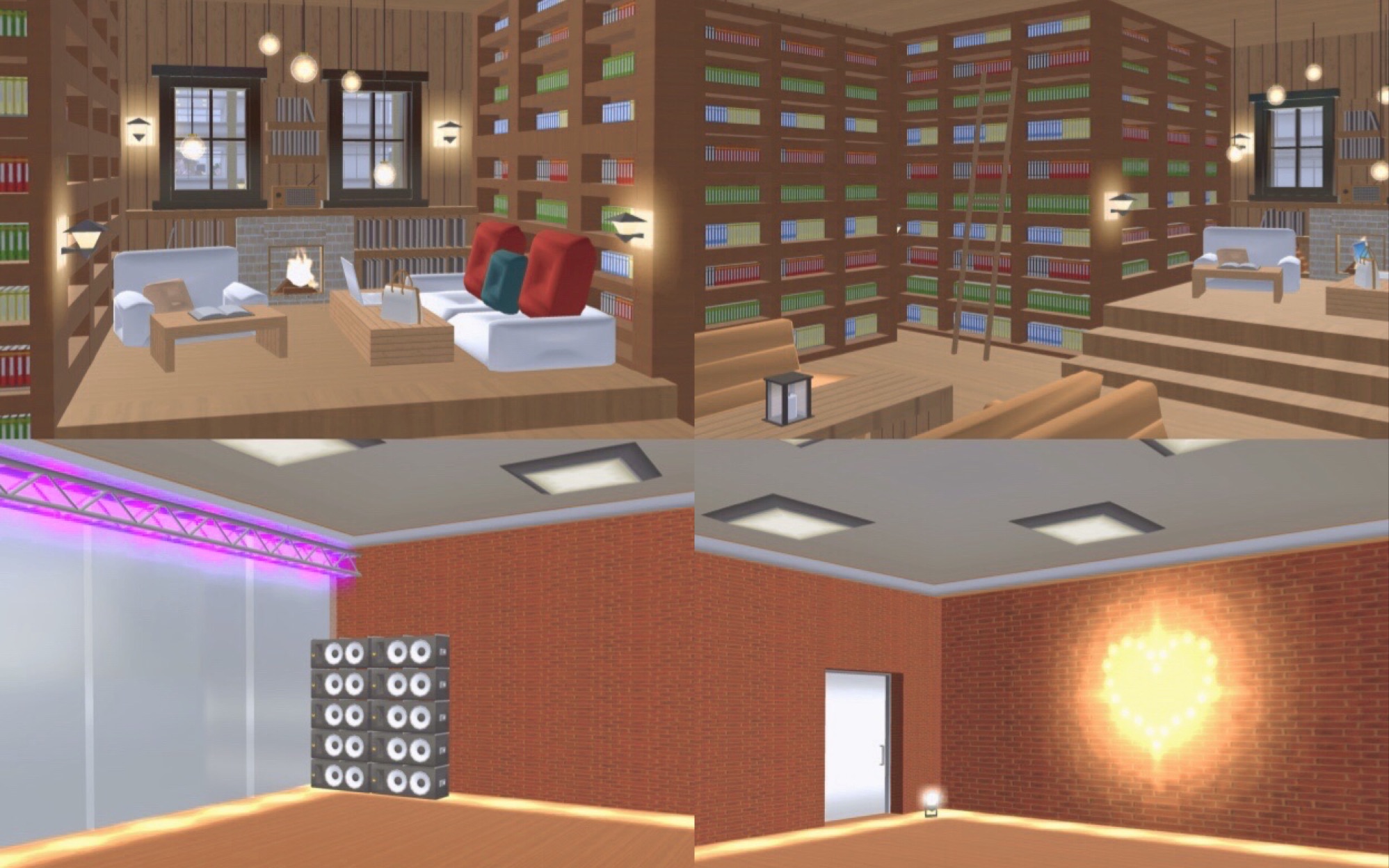 【naoko】樱校|改造茶道部二层|咖啡图书室|舞蹈室