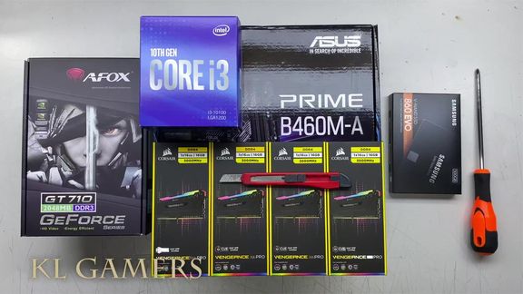 10100 ASUS PRIME B460M-A CORSAIR VENGEANCE RGB PRO 64...