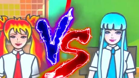 纸娃娃换装:冰公主VS火焰公主,真漂亮呀