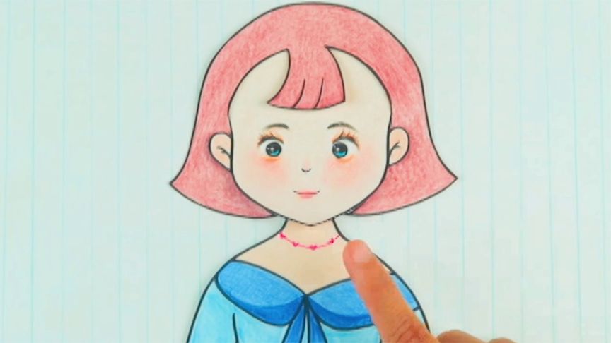 定格动画:小美精心打扮了一番,她要去干嘛呢