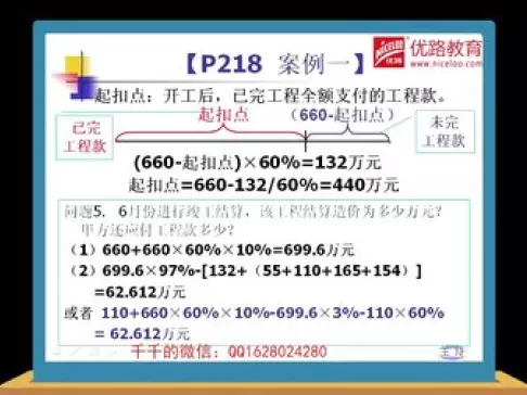 2016造价工程师案例分析(王玲)06月09日案例分析10_