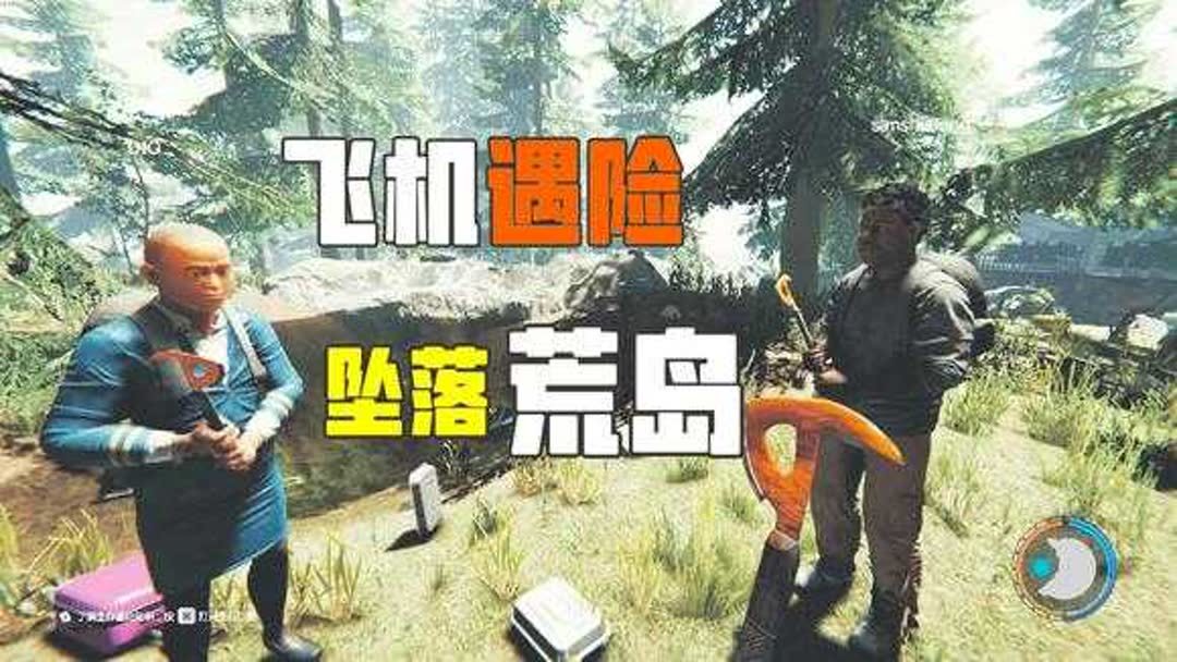 森林联机01:飞机坠毁,3人流落荒岛,我们要想尽办法活下去!