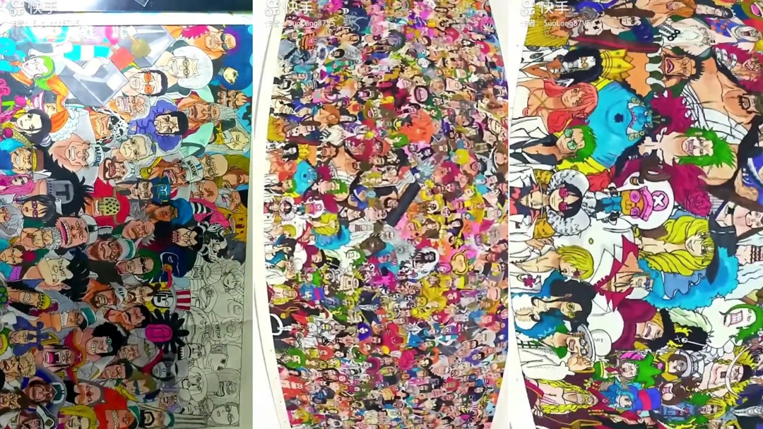 海贼王手绘全家福