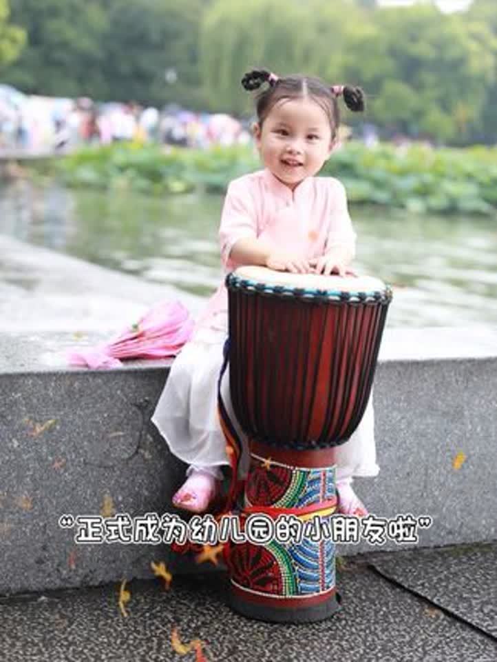#幼儿园入园 恭喜入园的小宝宝们 导入孩子照片或视频,记录成长吧#...