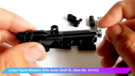 乐高制造积木玩具枪组装视频