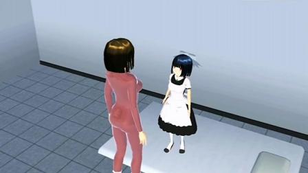 樱花校园模拟器:修女救出女孩,带上儿子组成逃亡三人组