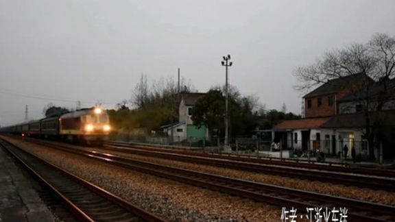 从北部草原奔向长三角K655呼和浩特到杭州通过宣杭铁路宣城段