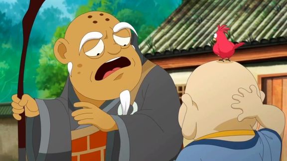 小和尚懂得馒头,师父惊呆以为他想的是吃,小和尚解释师父赞赏他