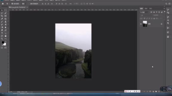 ps下雨特效制作的第2个方法