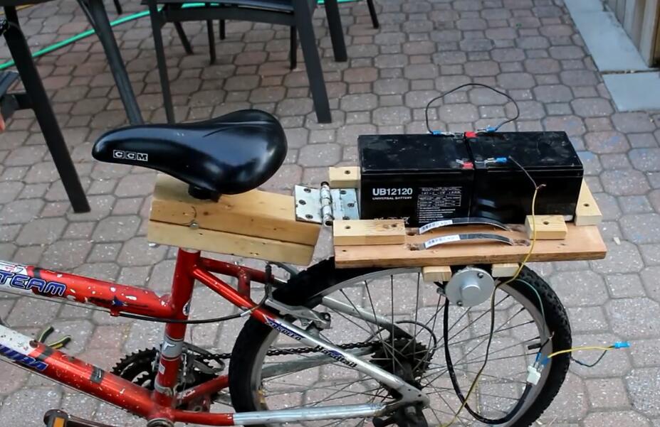 自己动手把自行车改造成电动车 教你DIY实用电瓶车