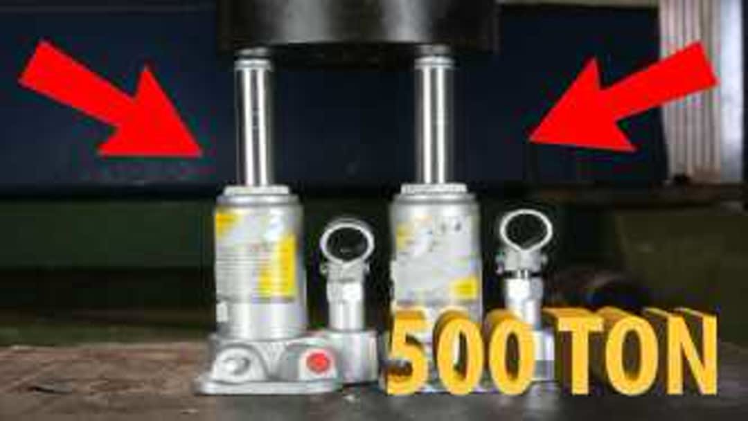 液压机VS千斤顶,结果你猜到了吗?