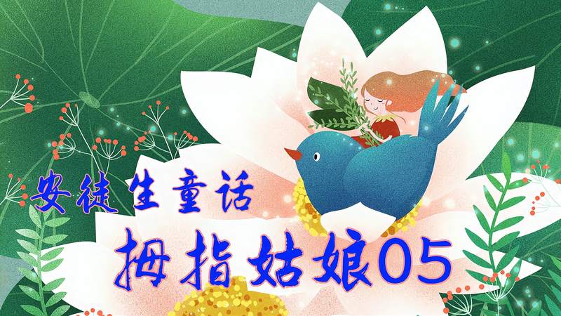 「安徒生童话」拇指姑娘(第05集)每朵花里都有天使!还有王子!