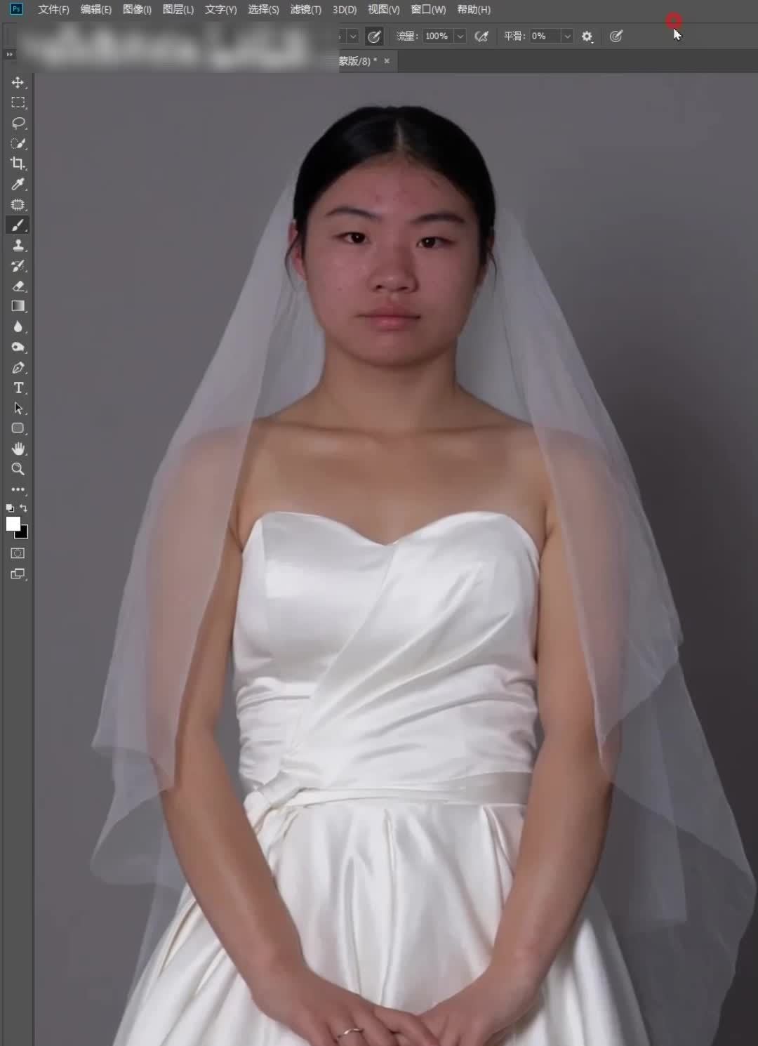 PS帮我把身材修好瘦点,皮肤奶白通透一点,漂亮好看些!