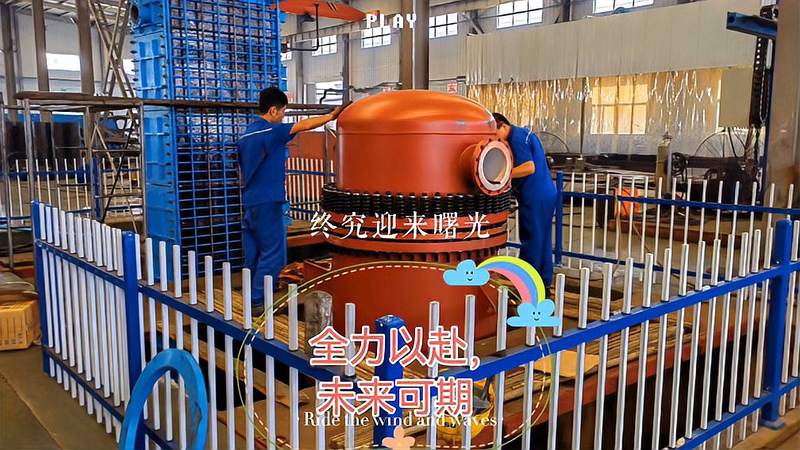 石墨换热器组装中