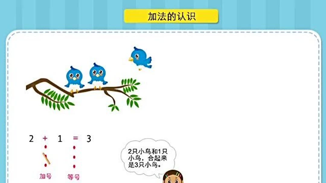 1上-1至5的认识和加减法-加法的认识