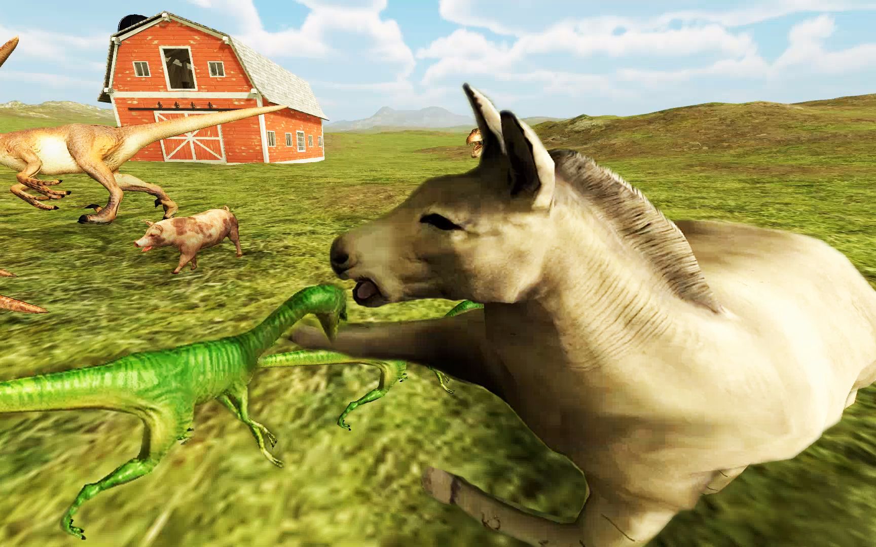 【祥云解说】野兽战争模拟器丨小马可以追着小恐龙跑?