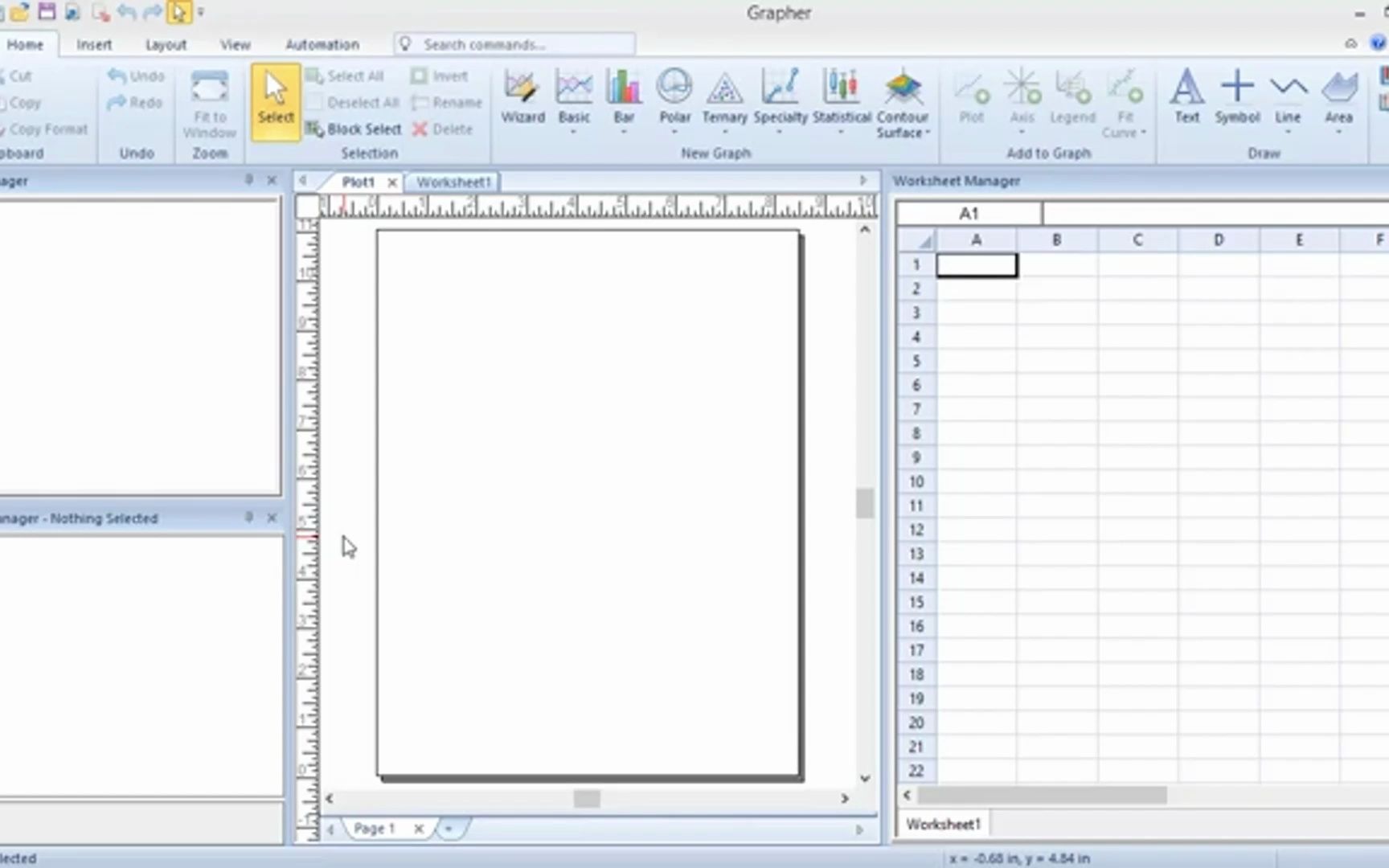 Grapher用户界面导览