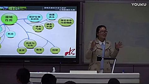 高中地理《湿地资源的开发与保护》教学视频【黄薇】(2016年高中...