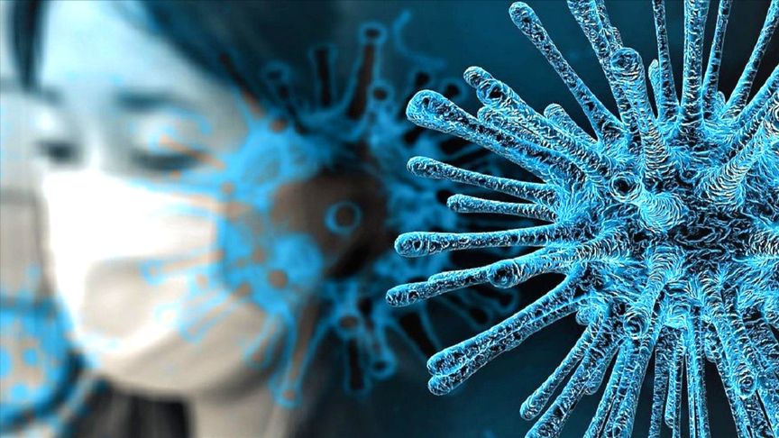 俄罗斯科学家拍摄显微镜下的新冠病毒