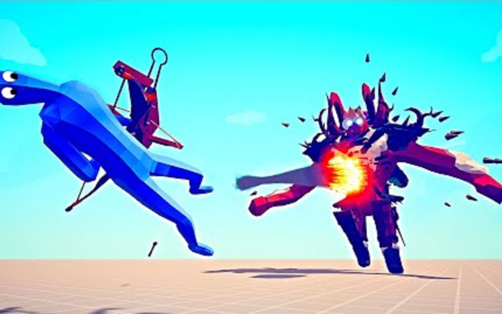 全面战争模拟器:奇葩模组,左手诸葛连弩右手烟花弓VS巨型变种人!