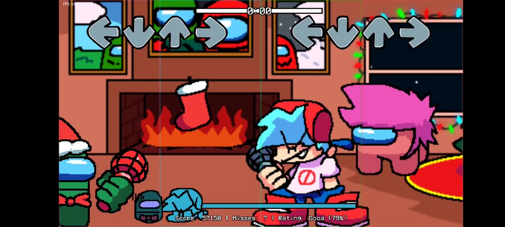 fnf圣诞夜小绿模组