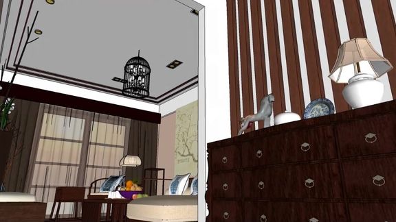 SU欣赏室内动画