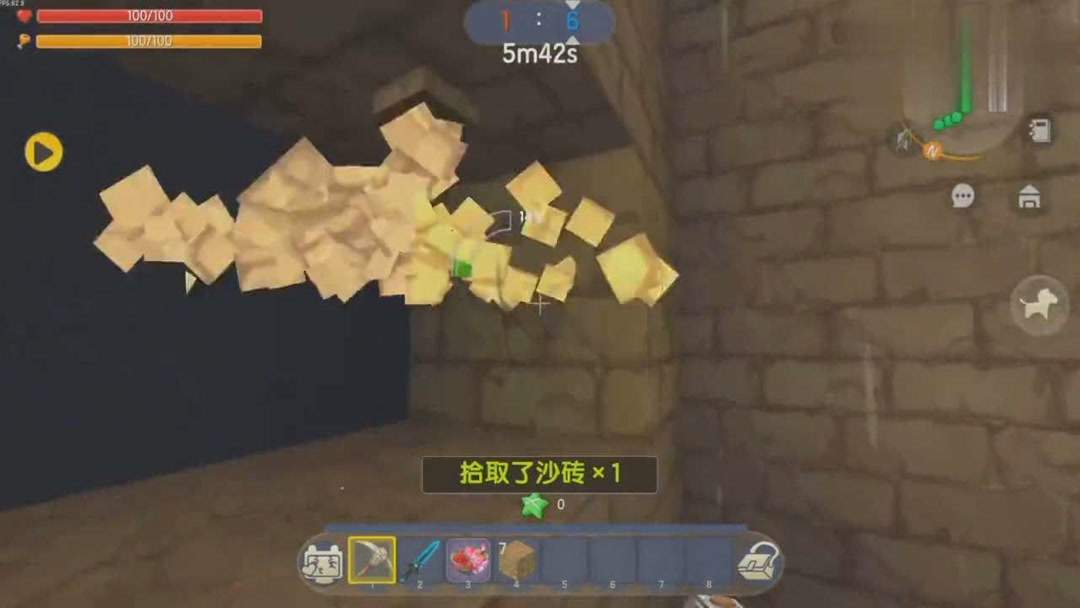 绝伦游戏解说之迷你世界娱乐野人铁镐,如何卡超级,还能拿到铁镐