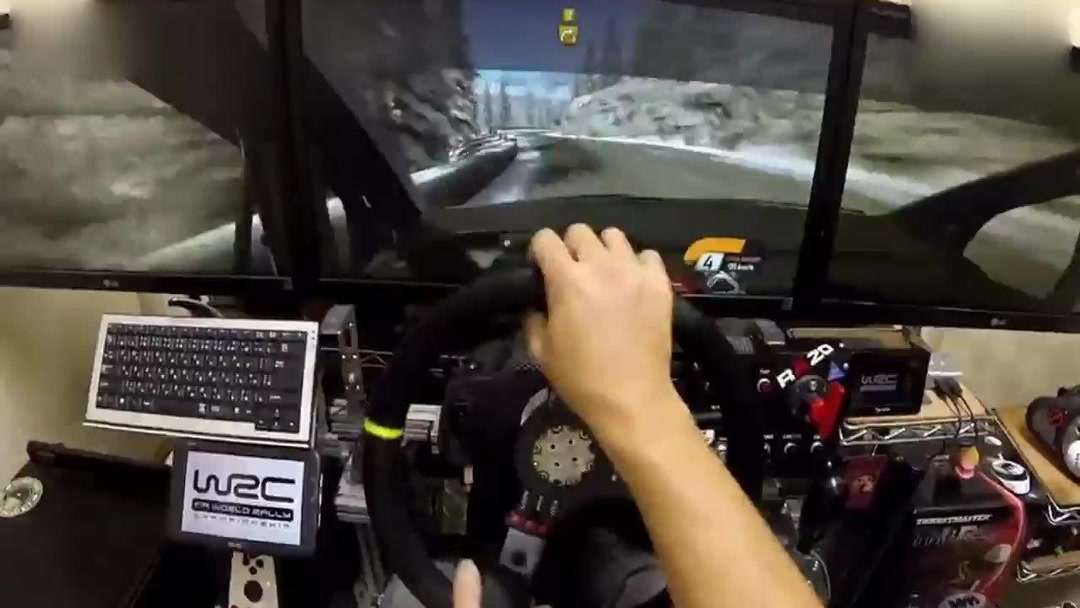 精彩表演 牛人模拟驾驶蒙特卡洛赛道