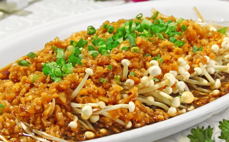 蒜蓉金针菇的好吃做法,色香味美开胃又下饭!