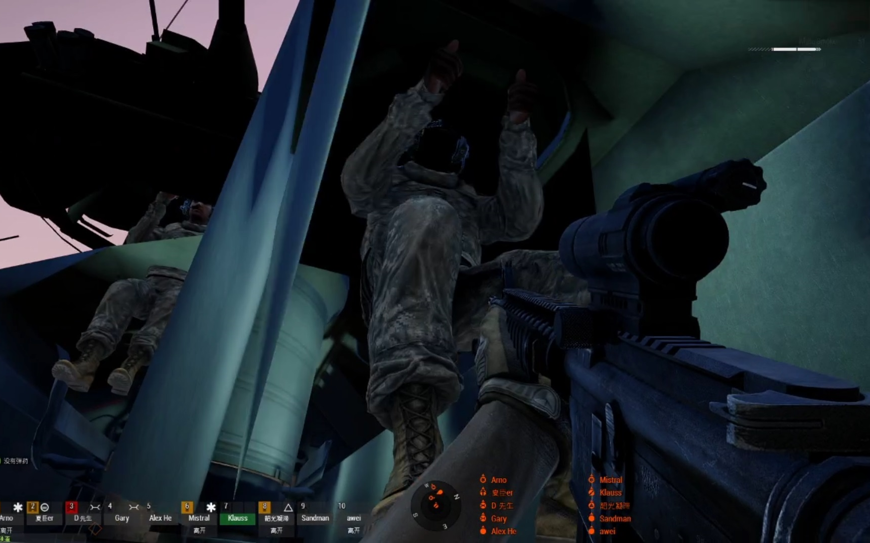 逃离服62 如何用步枪抢夺一辆布雷德利 _ARMA3_727逃离服_Malden_...