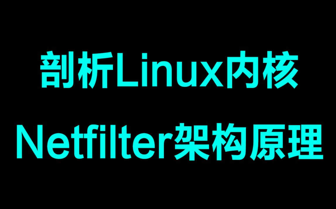 ...丨数据包选择 丨数据包过滤丨NAT 丨连接跟踪 丨网络统计信息收集