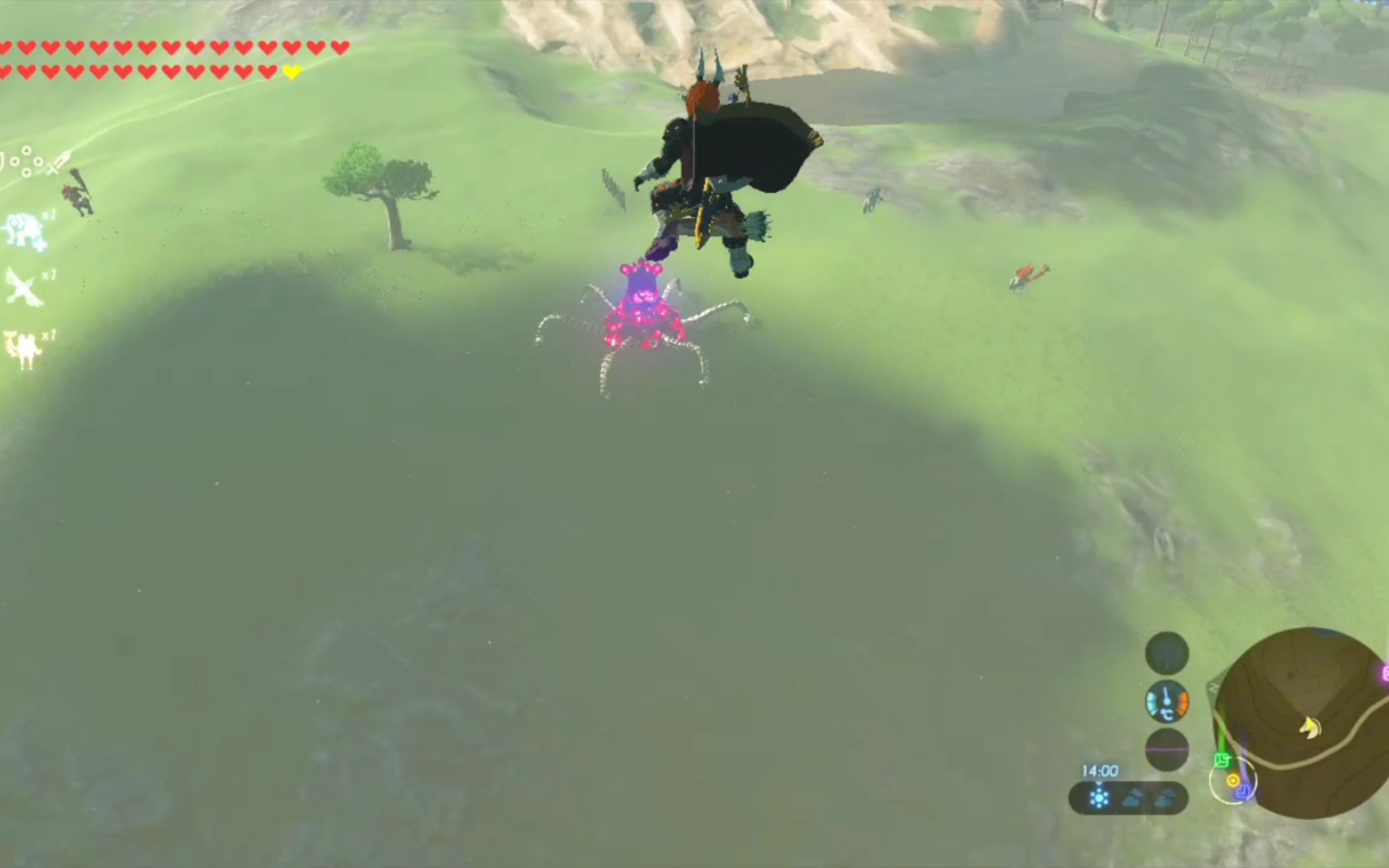 【塞尔达传说:荒野之息】林克马上原地起飞