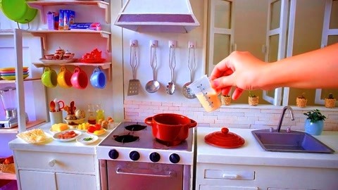 厨房定格动画,迷你虾面食