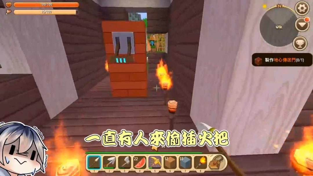 迷你世界 家里怎么这么多的火把,是谁我家里的