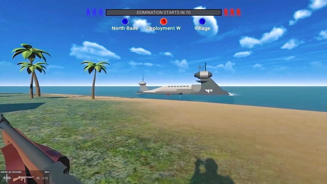 战地模拟器:雷鸣潜艇上的飞弹太厉害了,自带跟踪系统