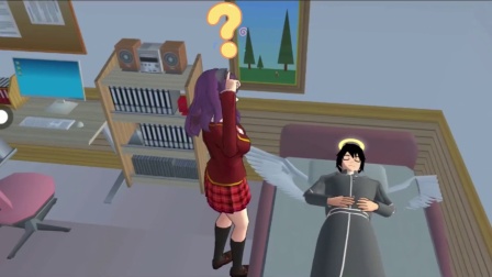 樱花校园模拟器:给天使买 药,却遇到歌神