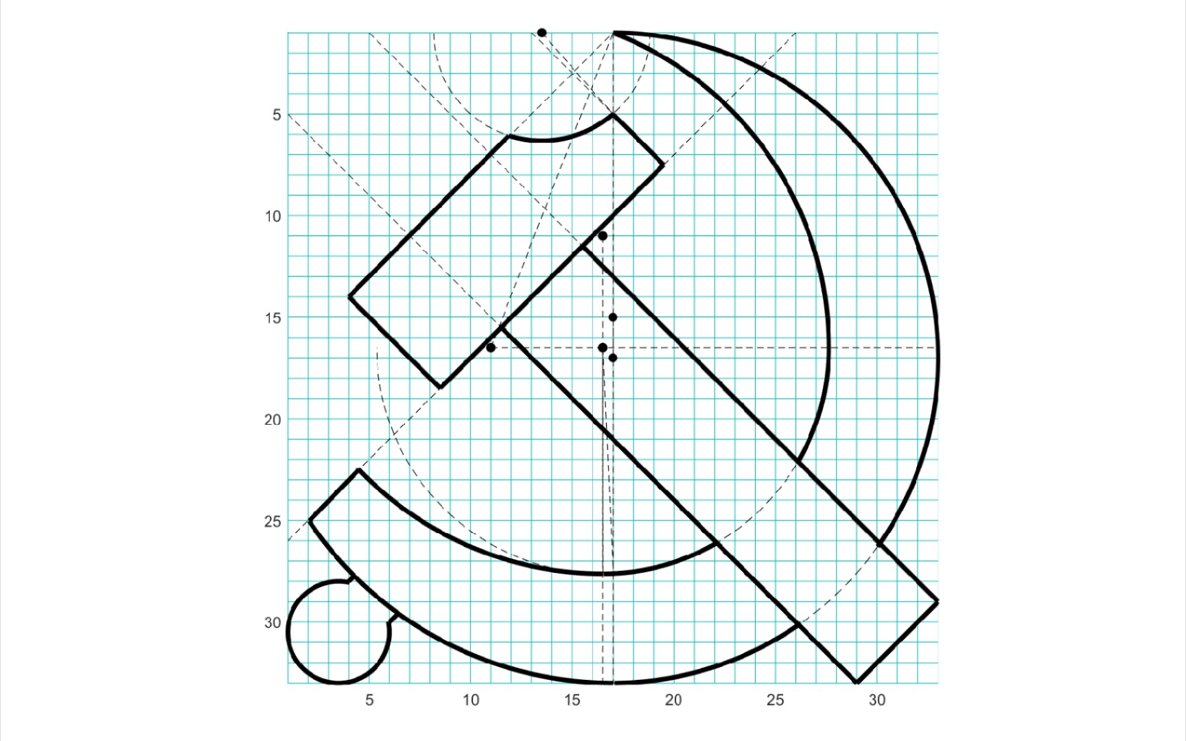教你用MATLAB绘制精确党徽 | 庆祝建党百年,增加新知识!