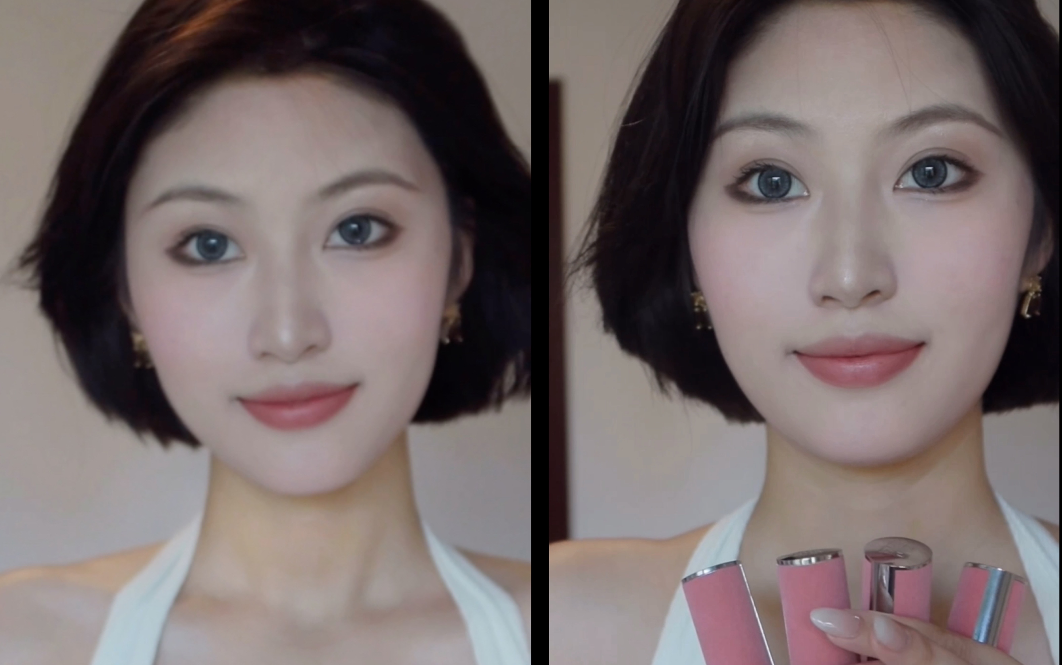 纪梵希粉丝绒。试色。毛茸茸的水蜜桃。