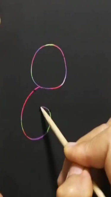 用数字0631画兔子 儿童学画画 儿童创意 简笔画